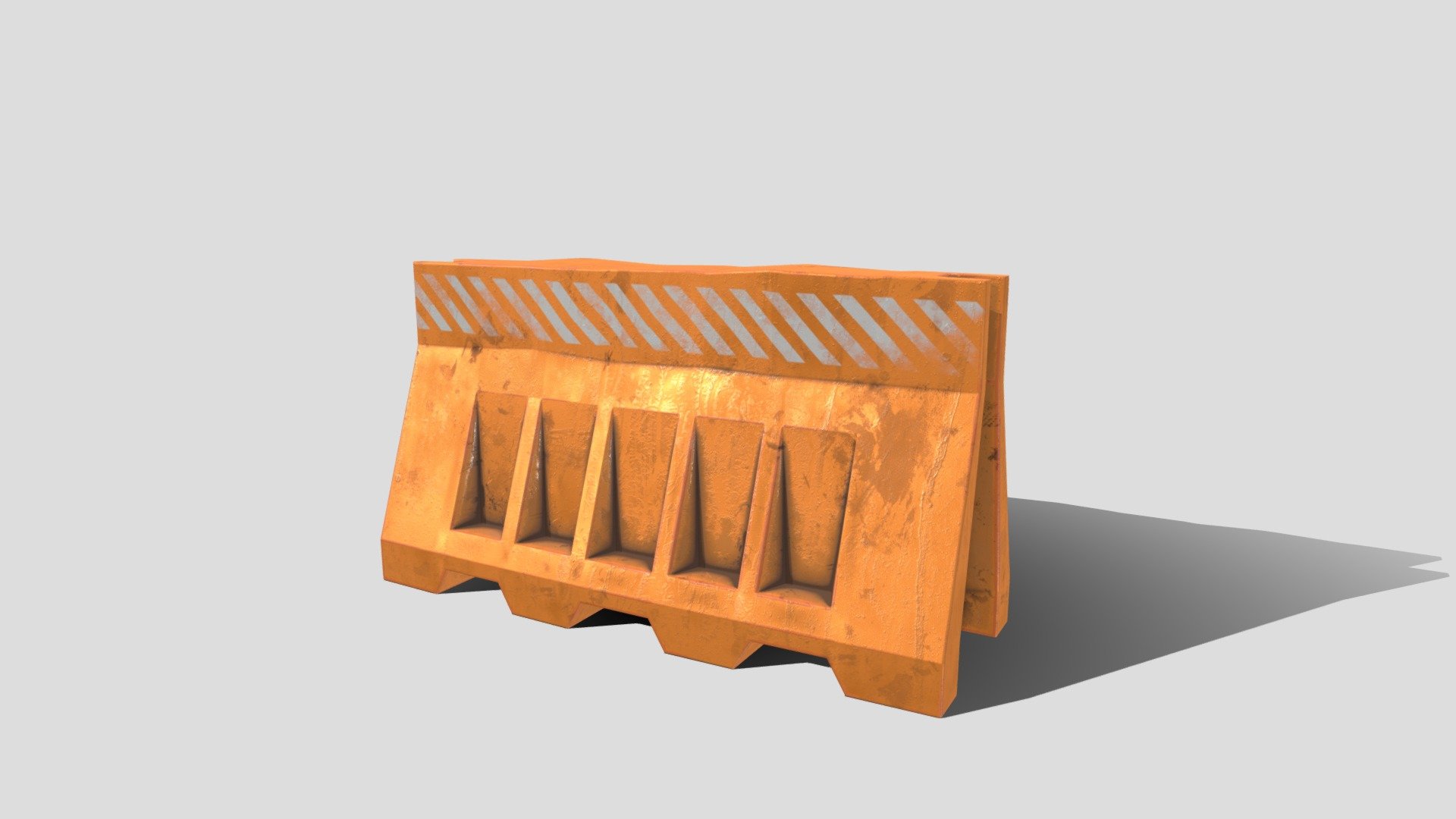 Traffic Barrier - 3D model by loe9517533 [af1aeb9] - Sketchfab