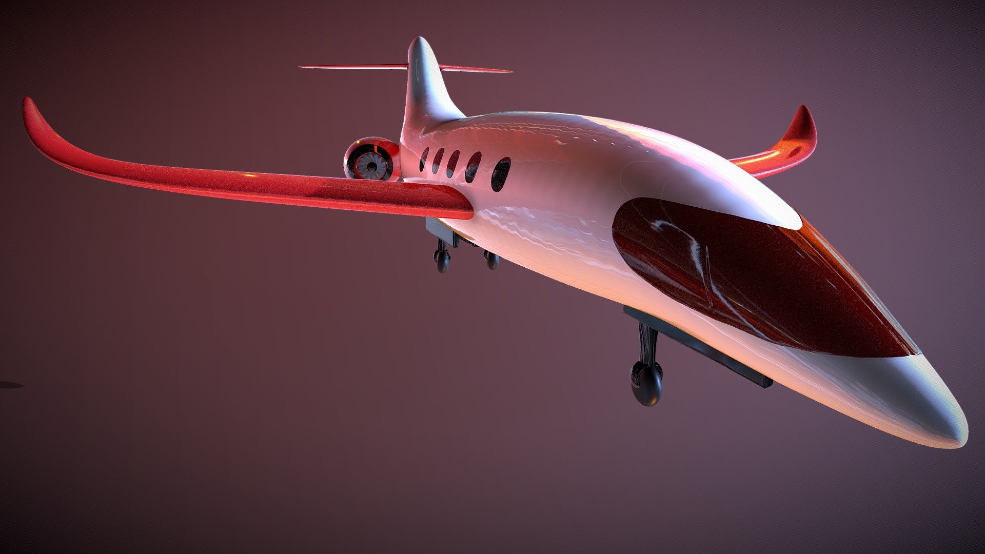 Airplane 3D Version 3 - Buy Royalty Free 3D model by Gabriel Diego ...