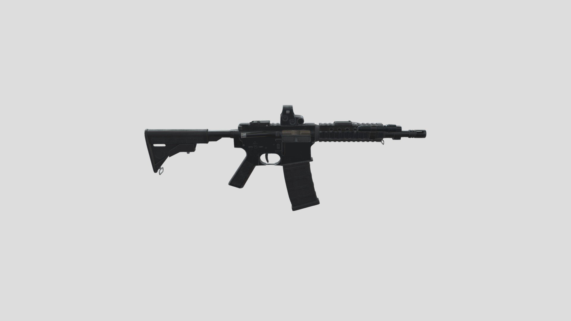 M4 Rifle - Public Safety VR Prop - 3D model by Jeff (@jeffrey.karhoff ...