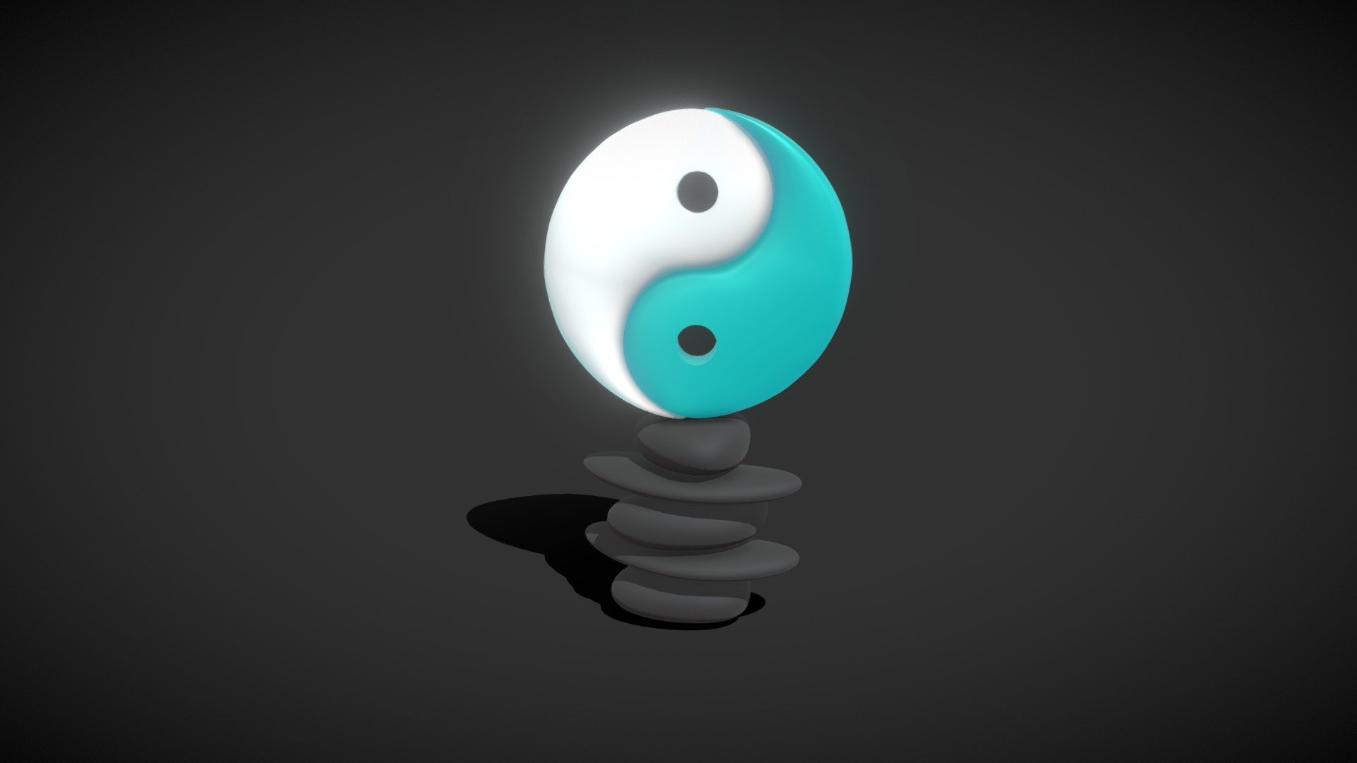 Ying Yang - Download Free 3D model by Dylan (@DylanSpin) [af21035 ...