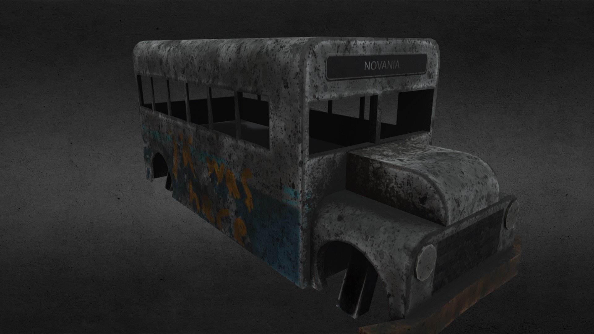 Scrapped Bus - 3D model by Adamh5 [af2199c] - Sketchfab