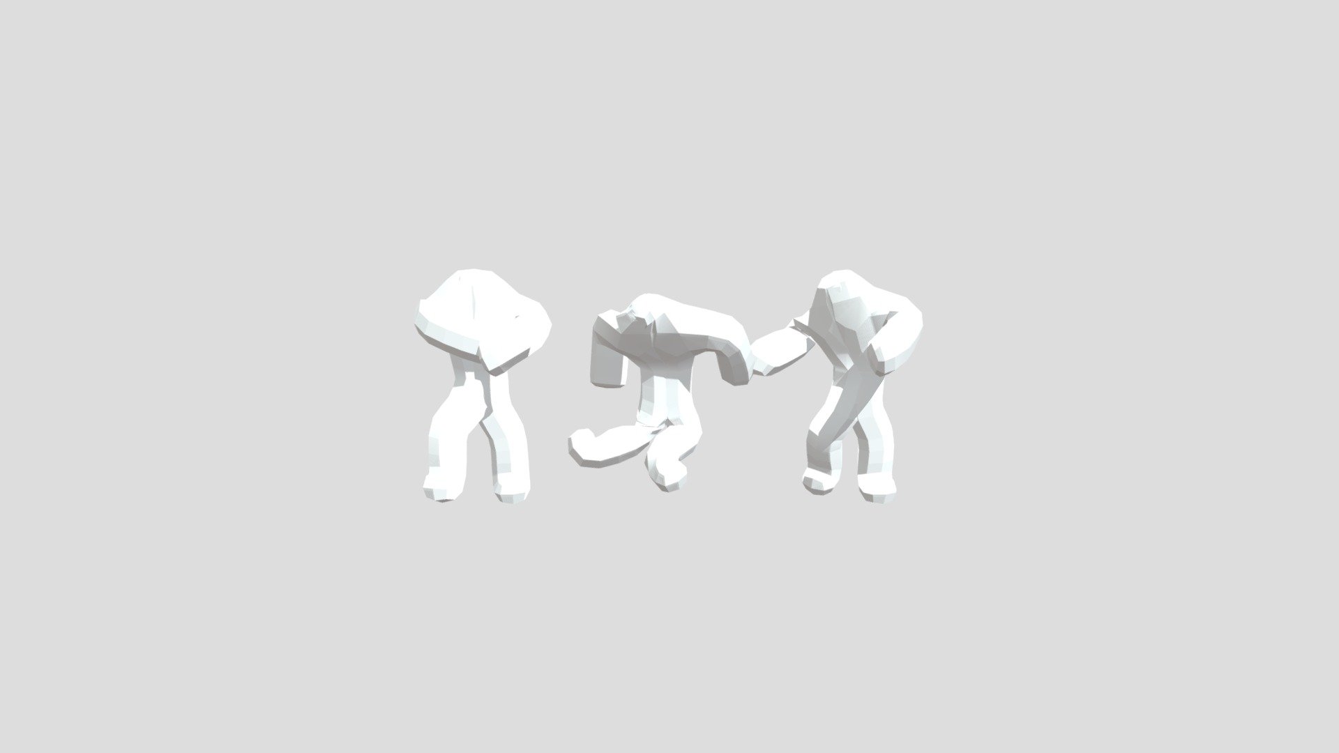 Muscular big man rigged with animation. - Download Free 3D model by ...