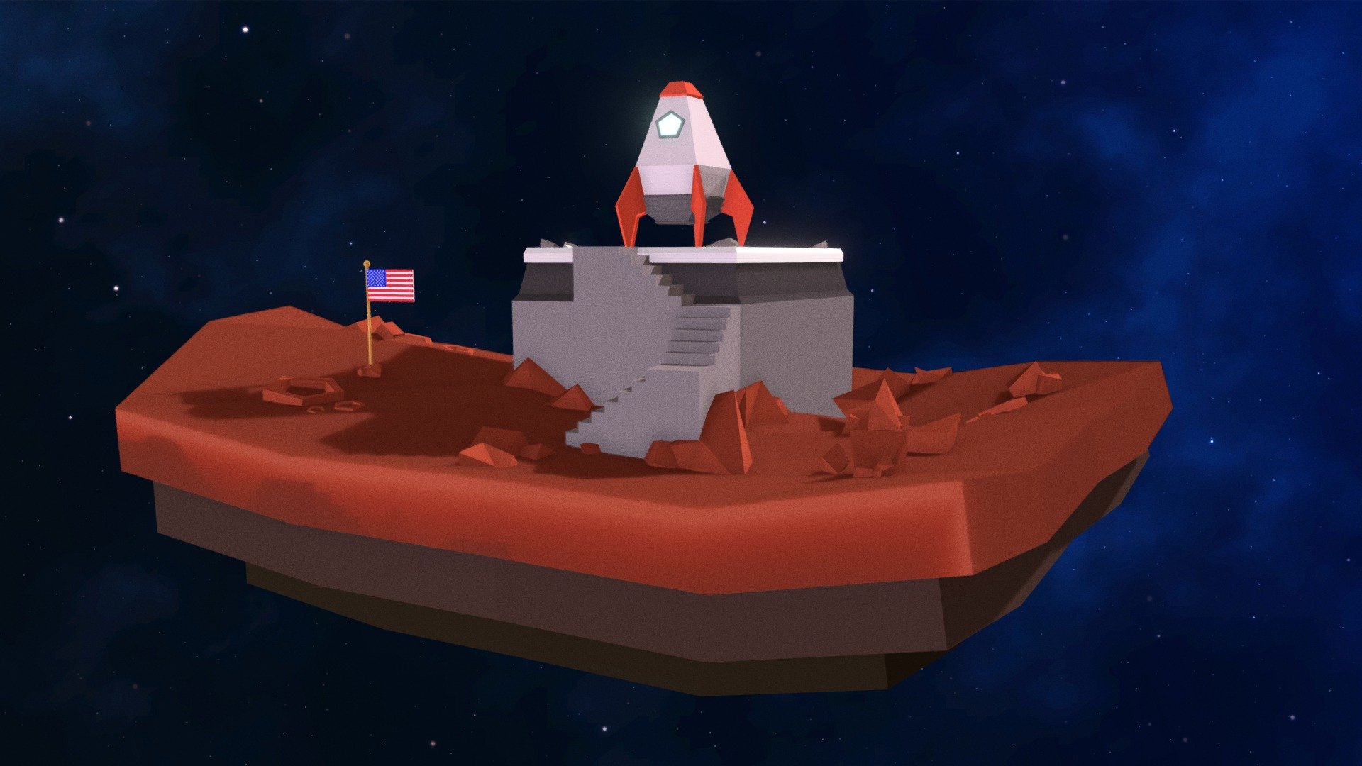 Space Rocket - 3D model by jdeclanflynn [af226bc] - Sketchfab