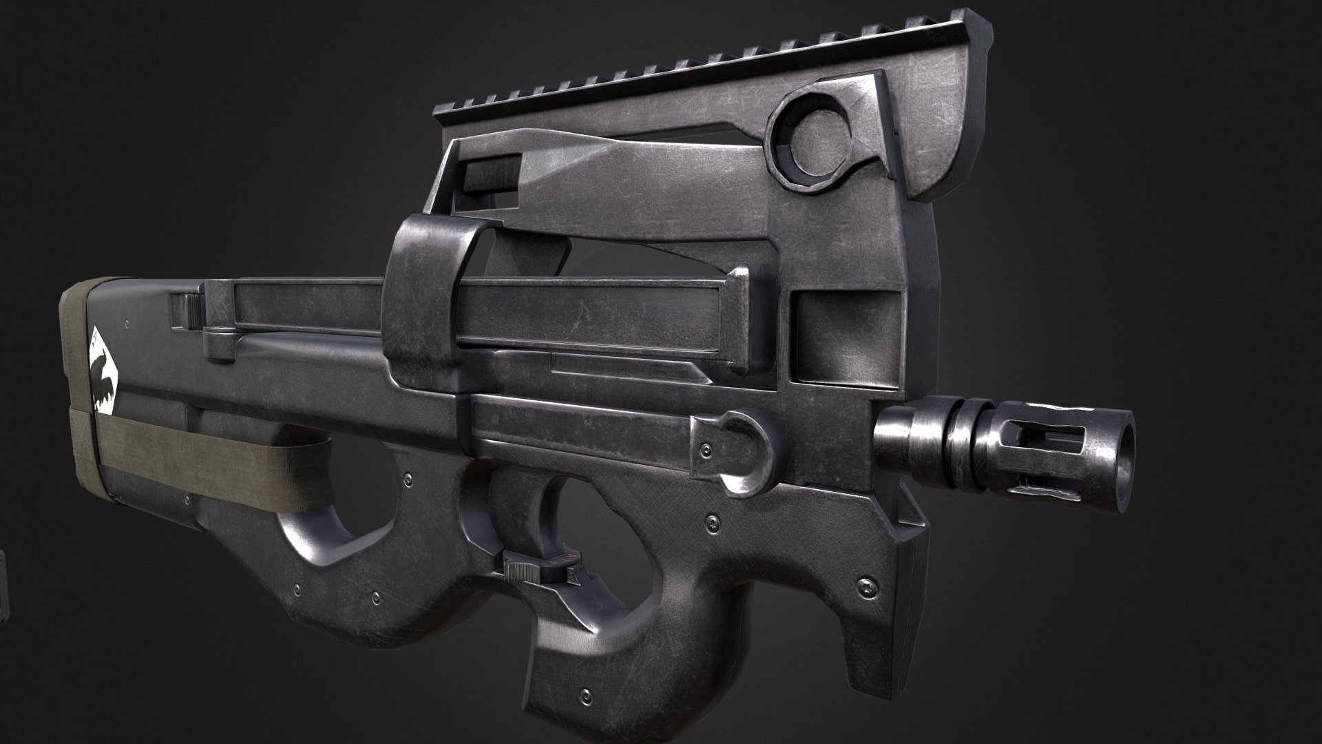 FN P90 - LowPoly model - Download Free 3D model by Ivan.Konrad ...