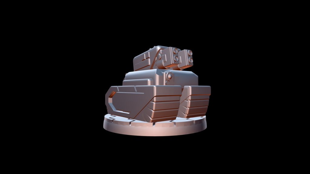 Turret Mech - 3D model by dutchmogul [af22c28] - Sketchfab