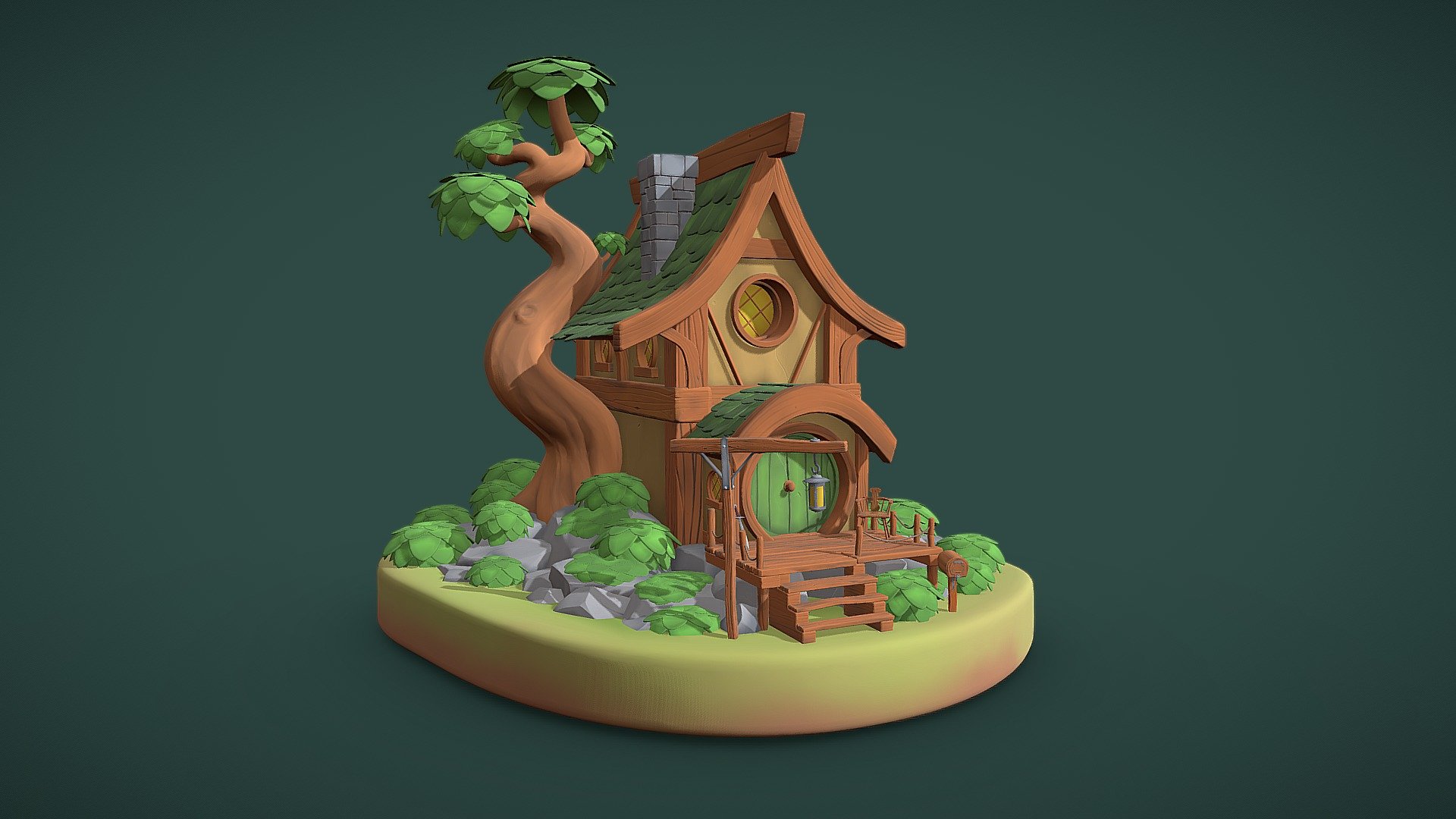 The Treehouse - 3D model by Remi_De_Meerleer [af241c8] - Sketchfab
