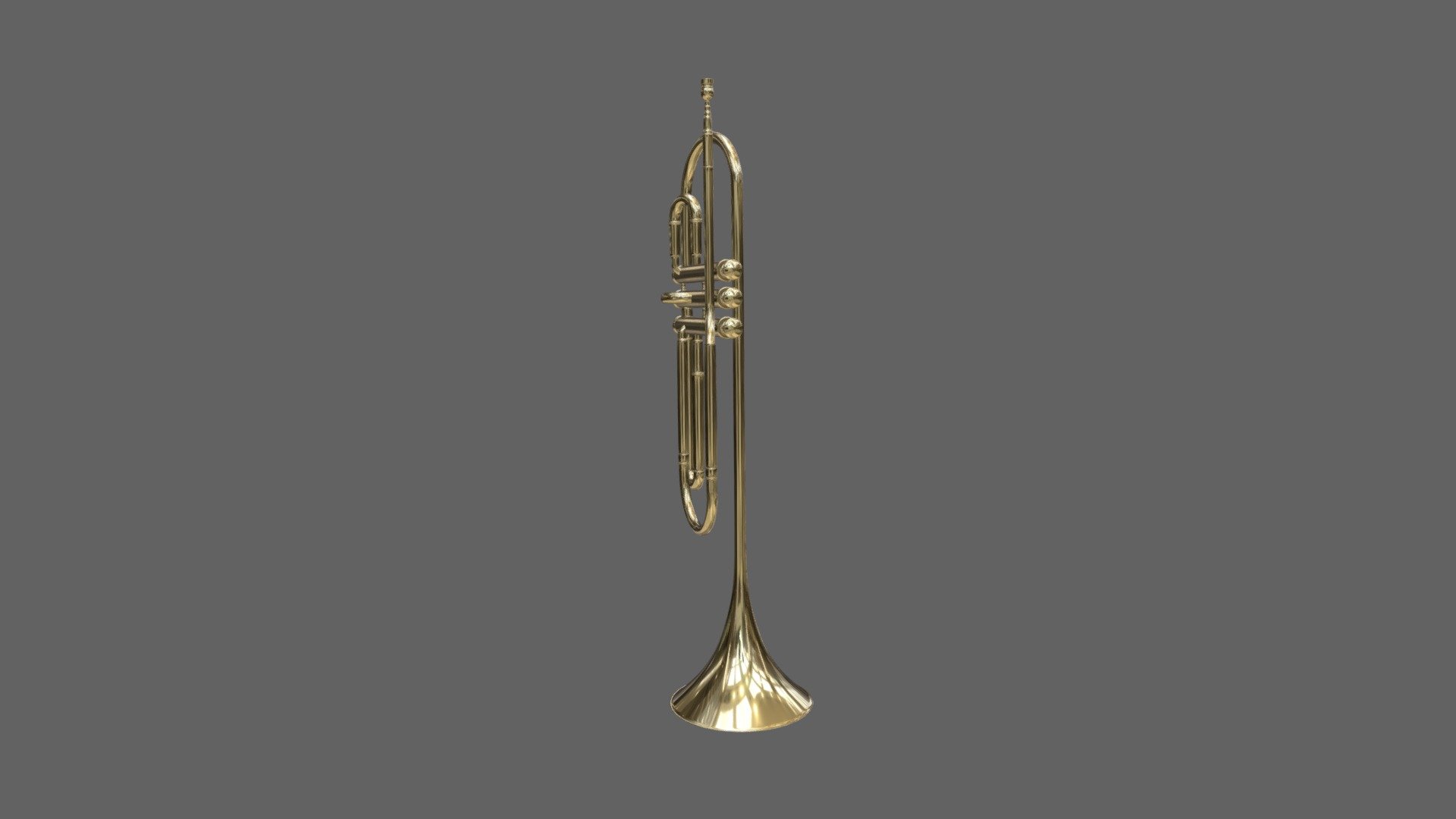 Trumpet - Download Free 3D model by esraaelsayed [af25e57] - Sketchfab