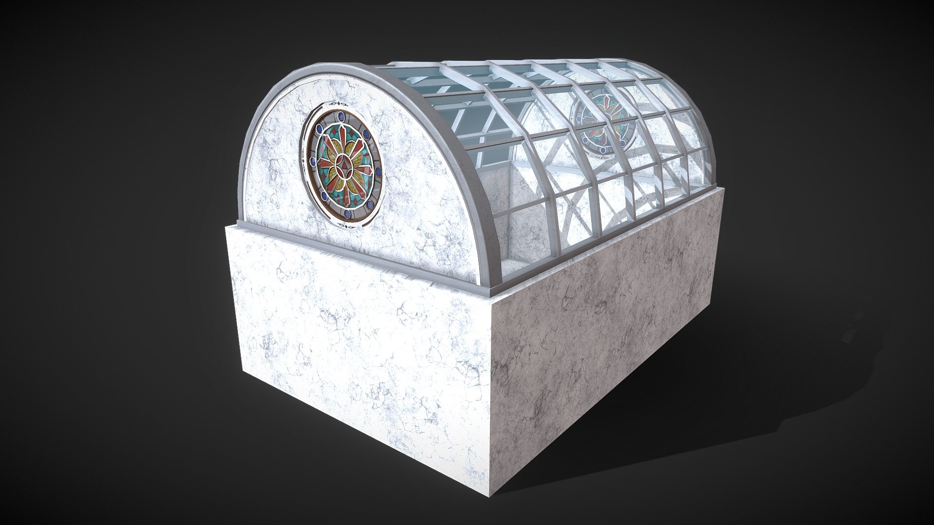 Stained Glass Window - Buy Royalty Free 3D model by Experience Lab Art ...