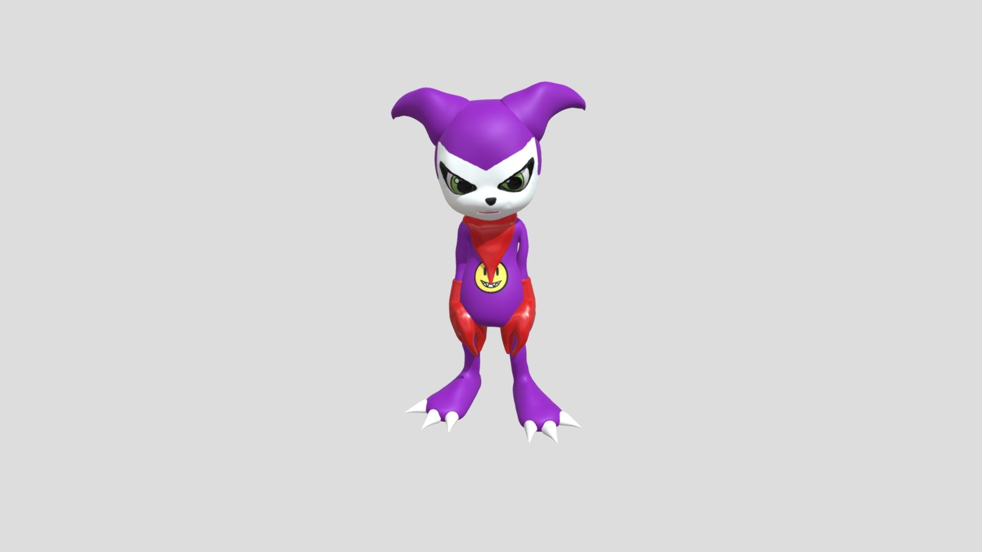 Impmon Character Stretch - 3D model by MikeCalle [af26cdc] - Sketchfab