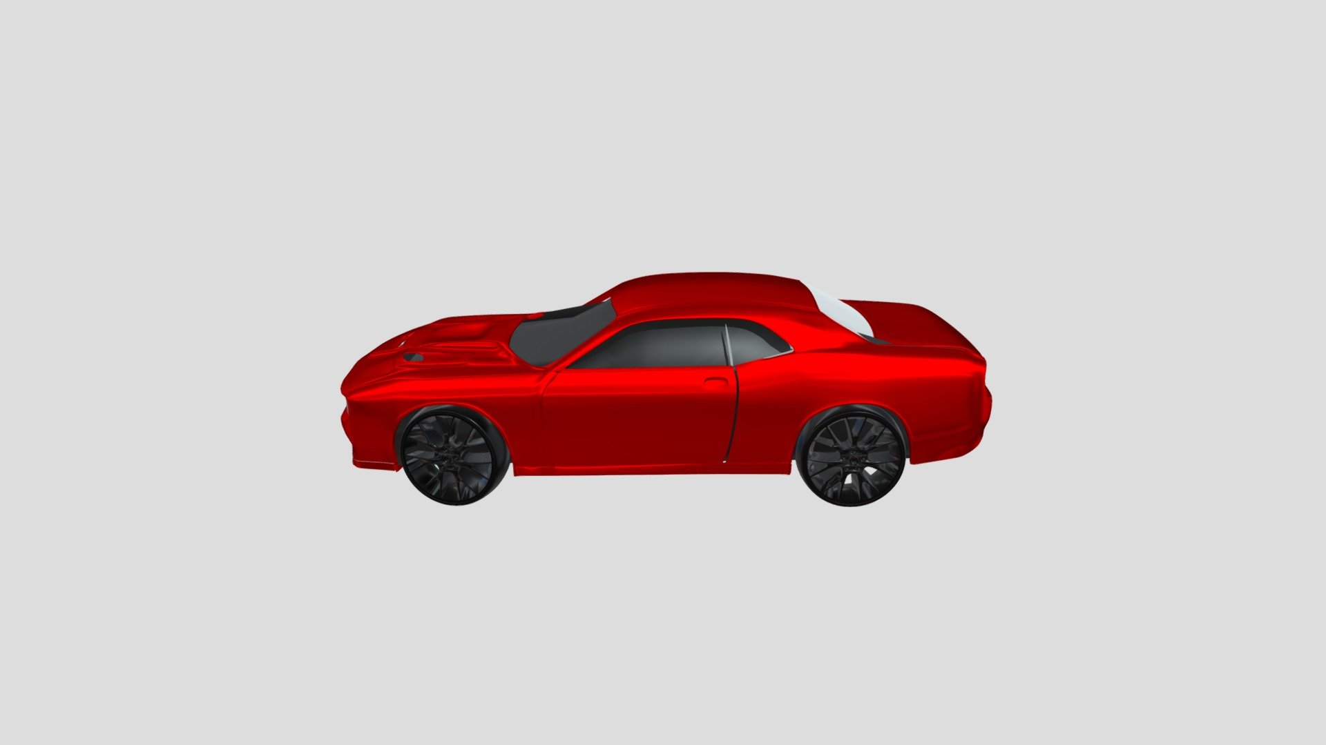 FREE DODGE CHALLENGER SRT HELLCAT 3D MODEL - Download Free 3D model by ...