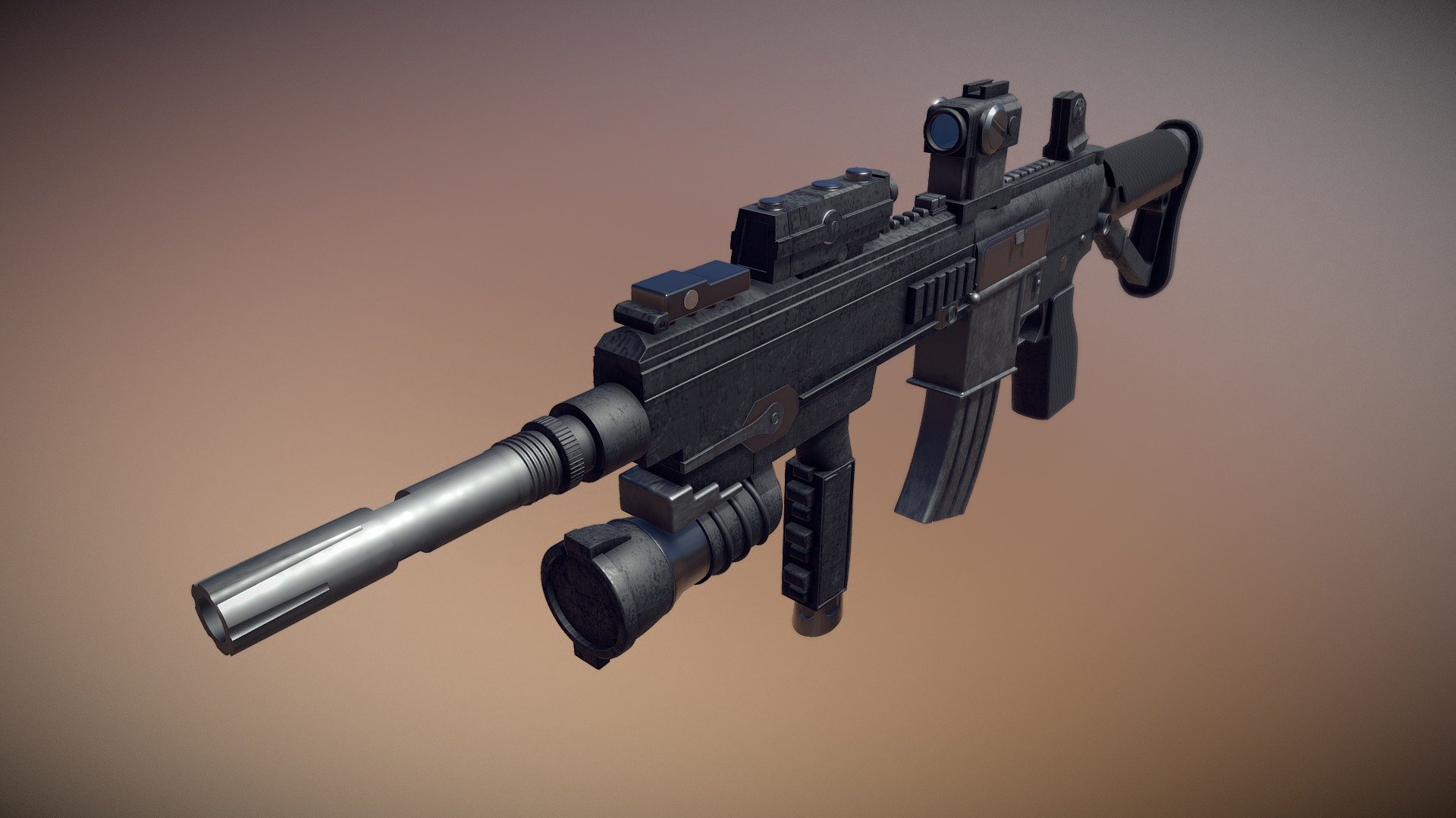 Riffle - 3D model by copau435 [af28307] - Sketchfab