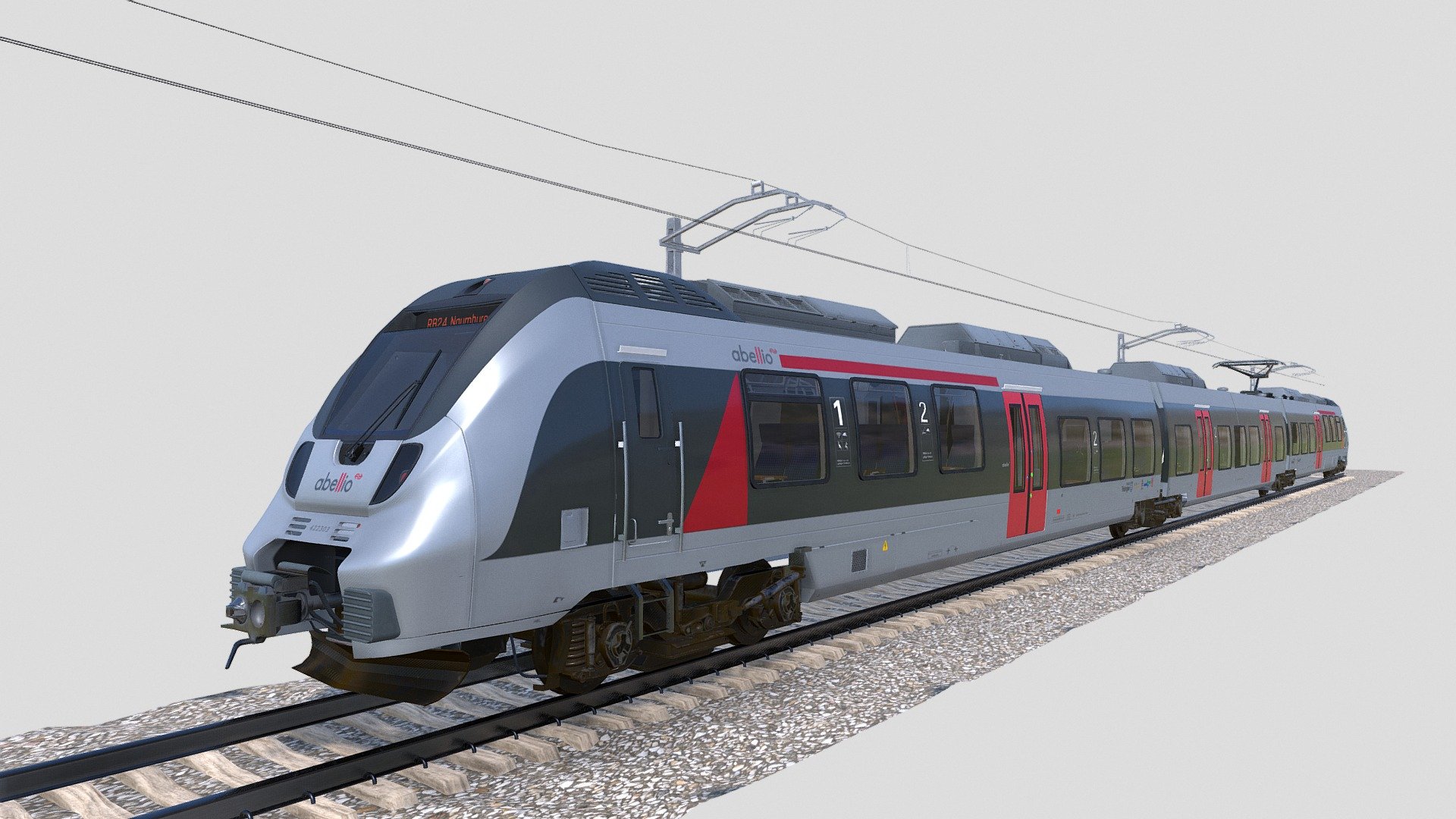 Bombardier TALENT Train Abelio Rigged&Animated - Buy Royalty Free 3D ...