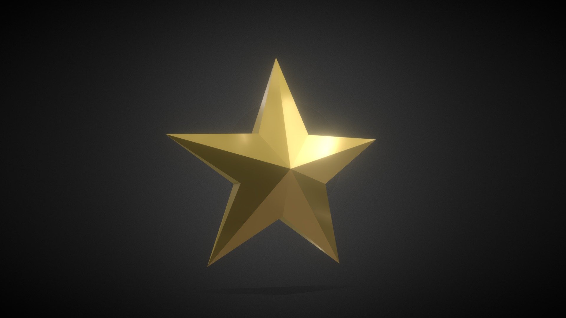 Gold Star - Download Free 3D model by Roberto Chiaveri (@roberto ...