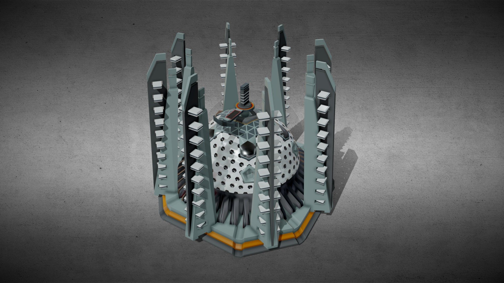 SciFi building_166 - Buy Royalty Free 3D model by TankStorm [af3030e ...