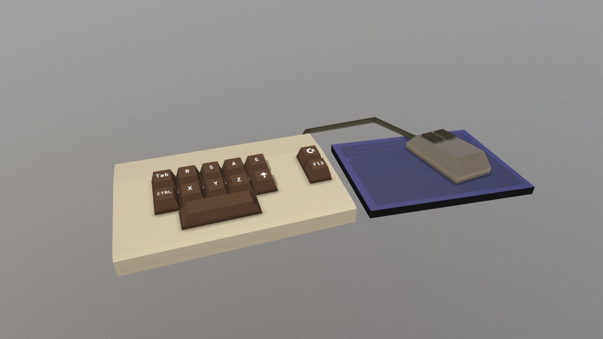 Mouse and Keyboard - Household Props Challenge - 3D model by Marlon ...