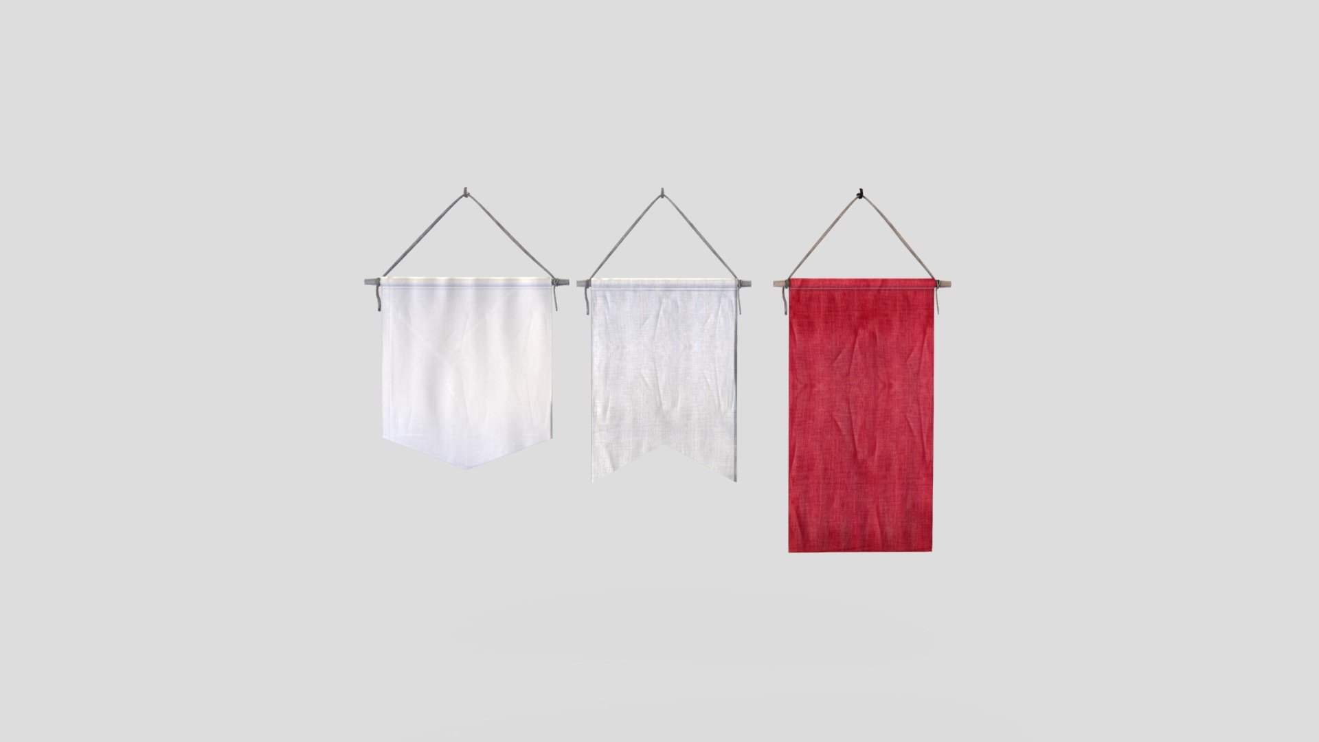 Wall Hang Banners - Buy Royalty Free 3D model by 3dia [af33ebc ...