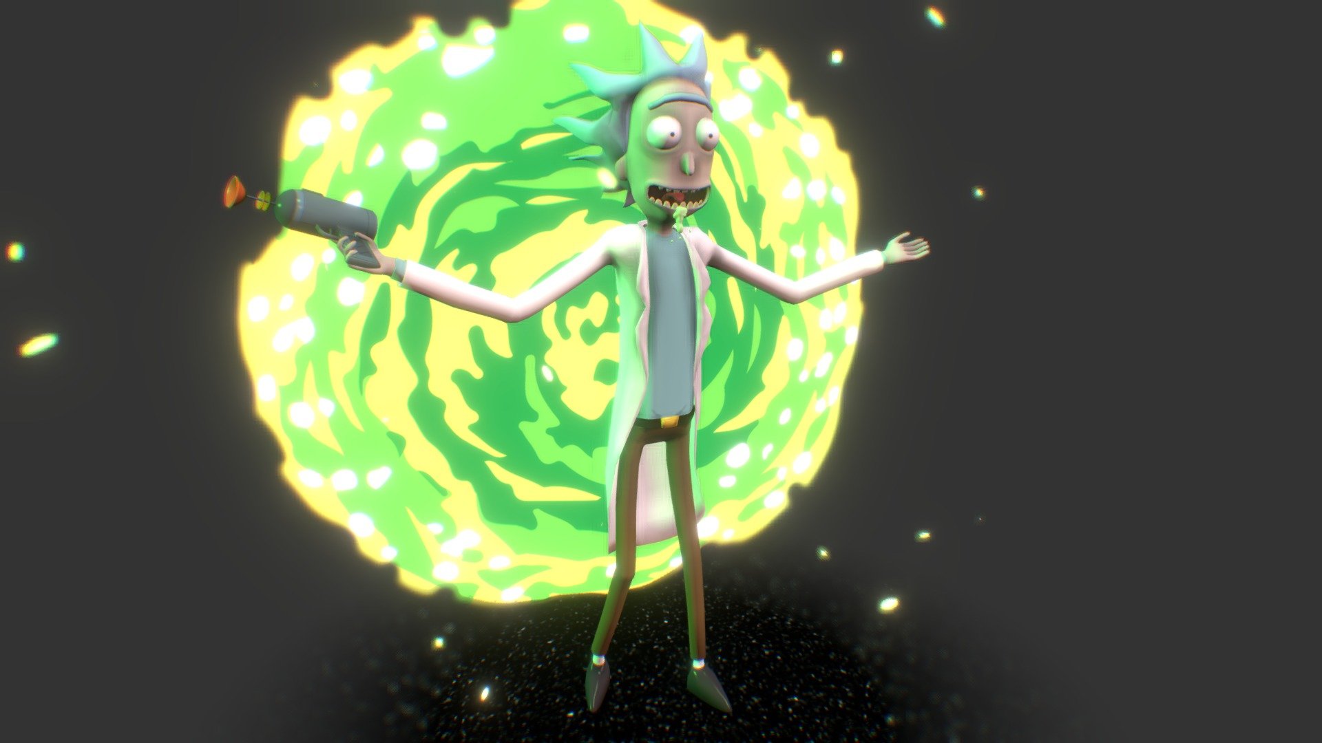 Rick Sanchez - 3D model by Giorgilu [af340bc] - Sketchfab
