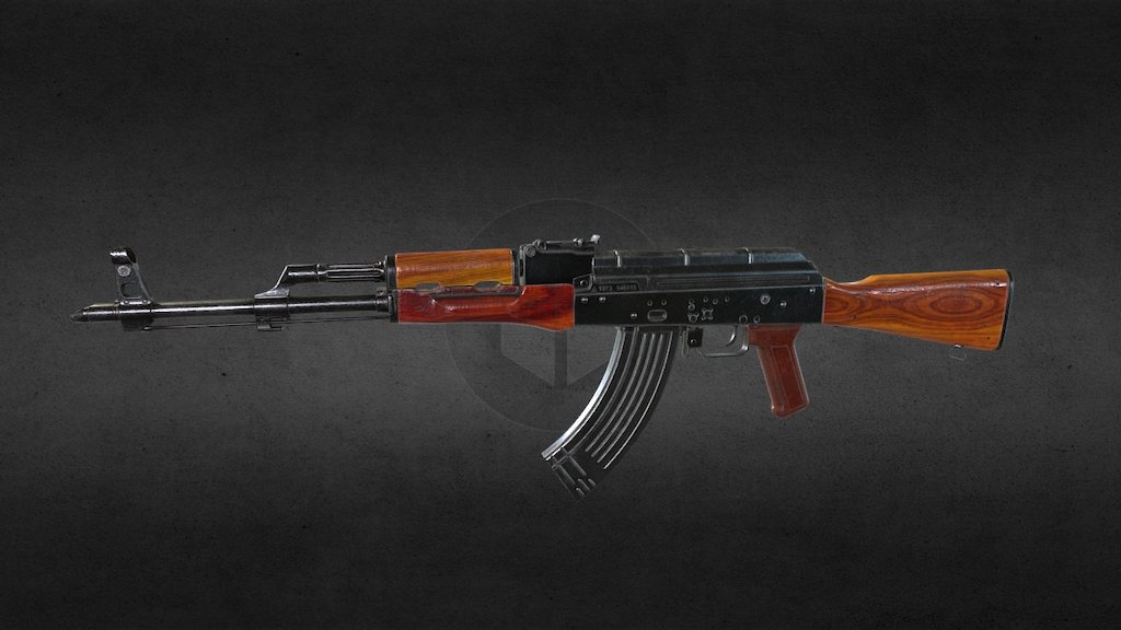 AKM-74 - 3D model by Arbuzz747 [af37a37] - Sketchfab