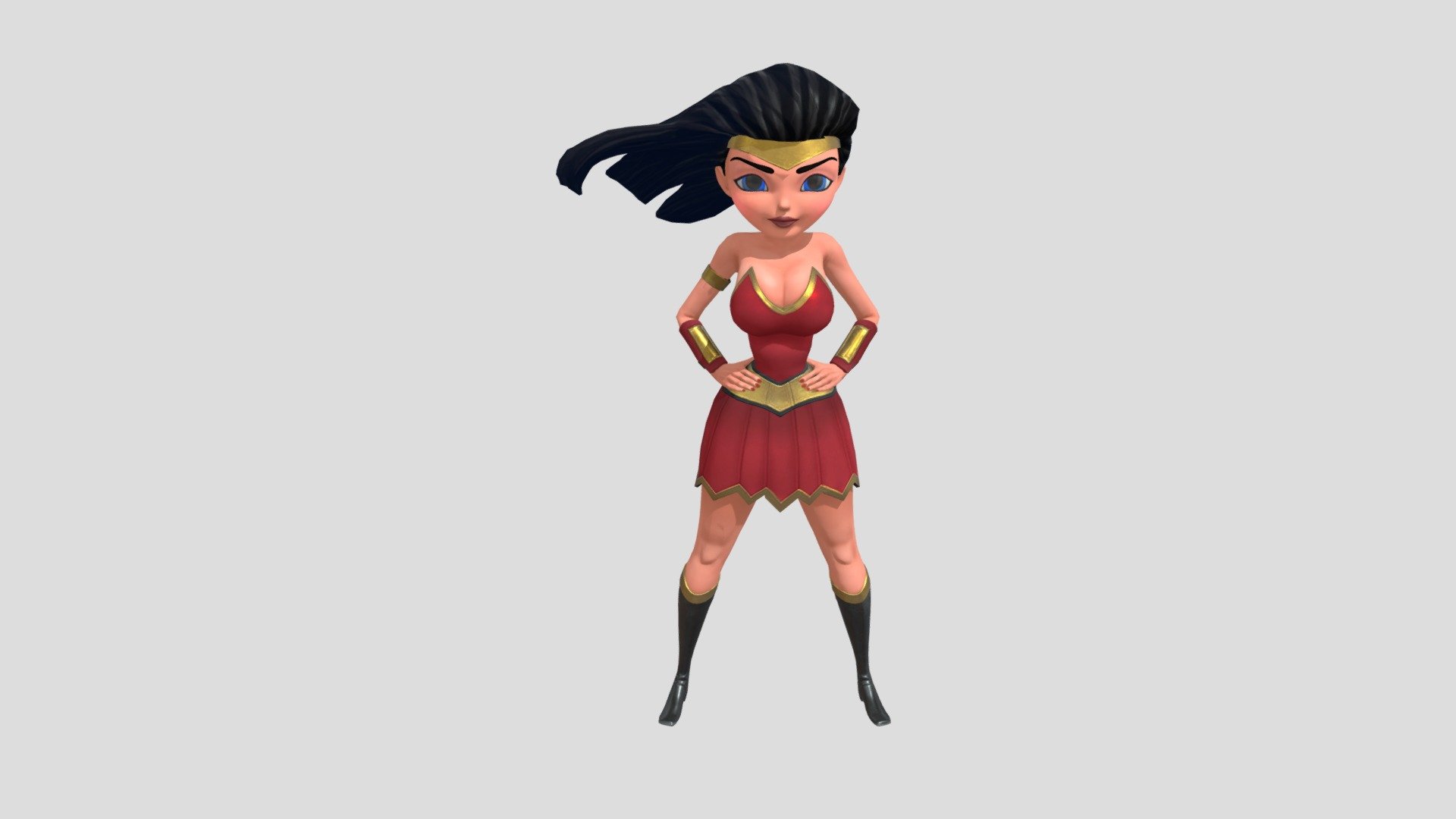 Superhero Female - Download Free 3D model by TheMonsterHighFan2002 ...