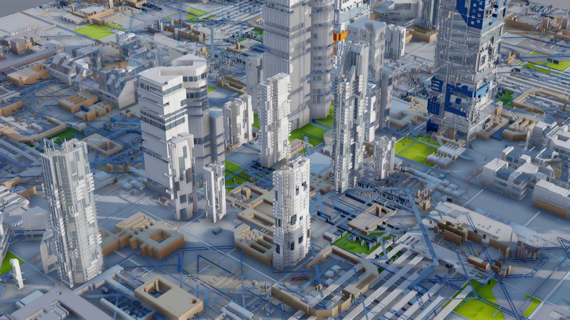 Sci- Fi Tech City - Buy Royalty Free 3D model by Giimann [af398ec ...