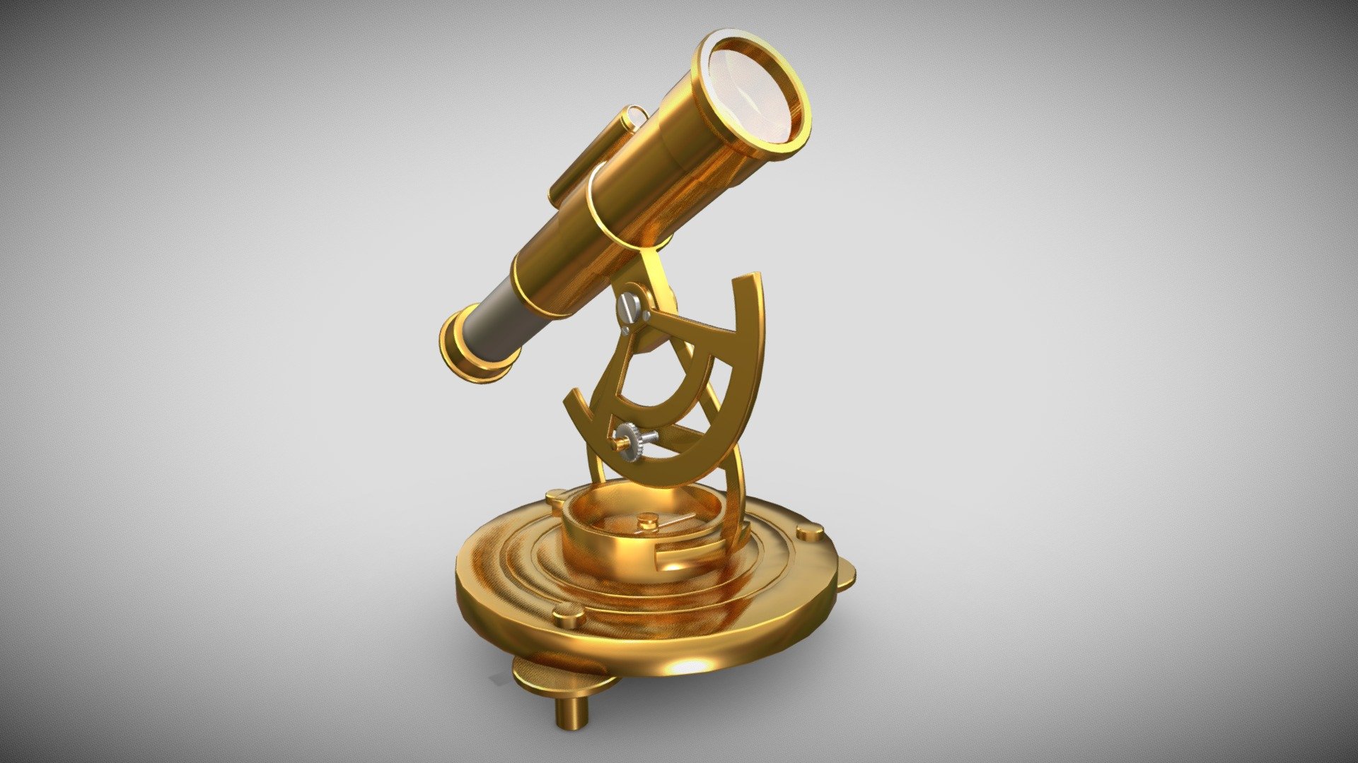 Telescope - 3D model by Pat Crandley (@pcrandley) [af399fc] - Sketchfab