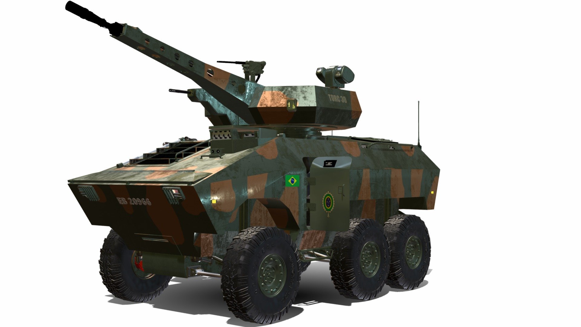 ee11 Urutu 6x6 modernizado torc 30 br $11 - 3D model by LM3D ...