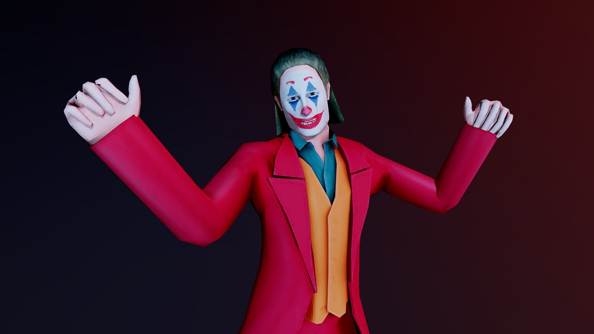 JOKER - 3D model by Al (@lightningocelot) [af3b922] - Sketchfab