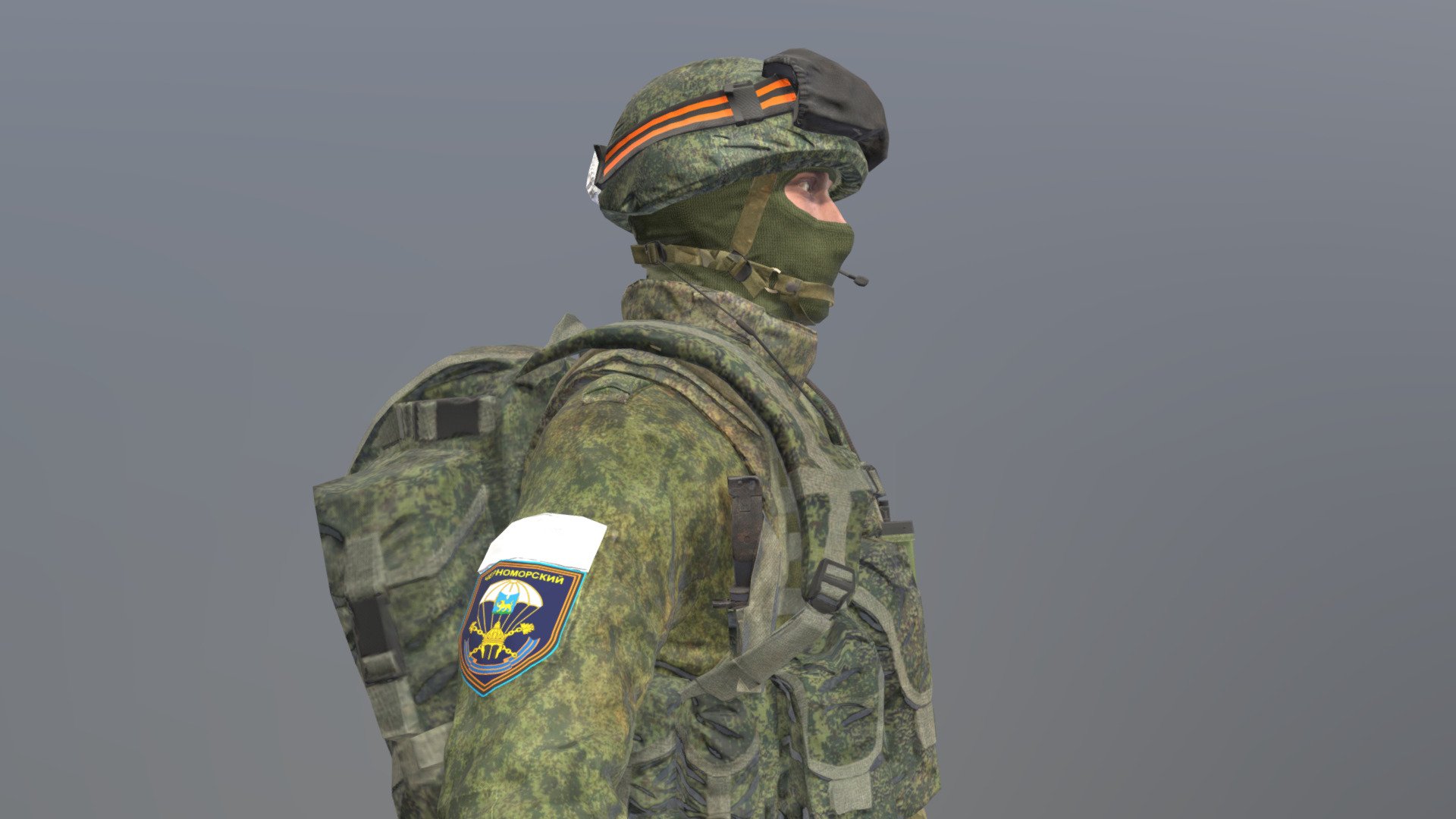Russian VDV paratrooper - Bucha 2022 - Download Free 3D model by ...