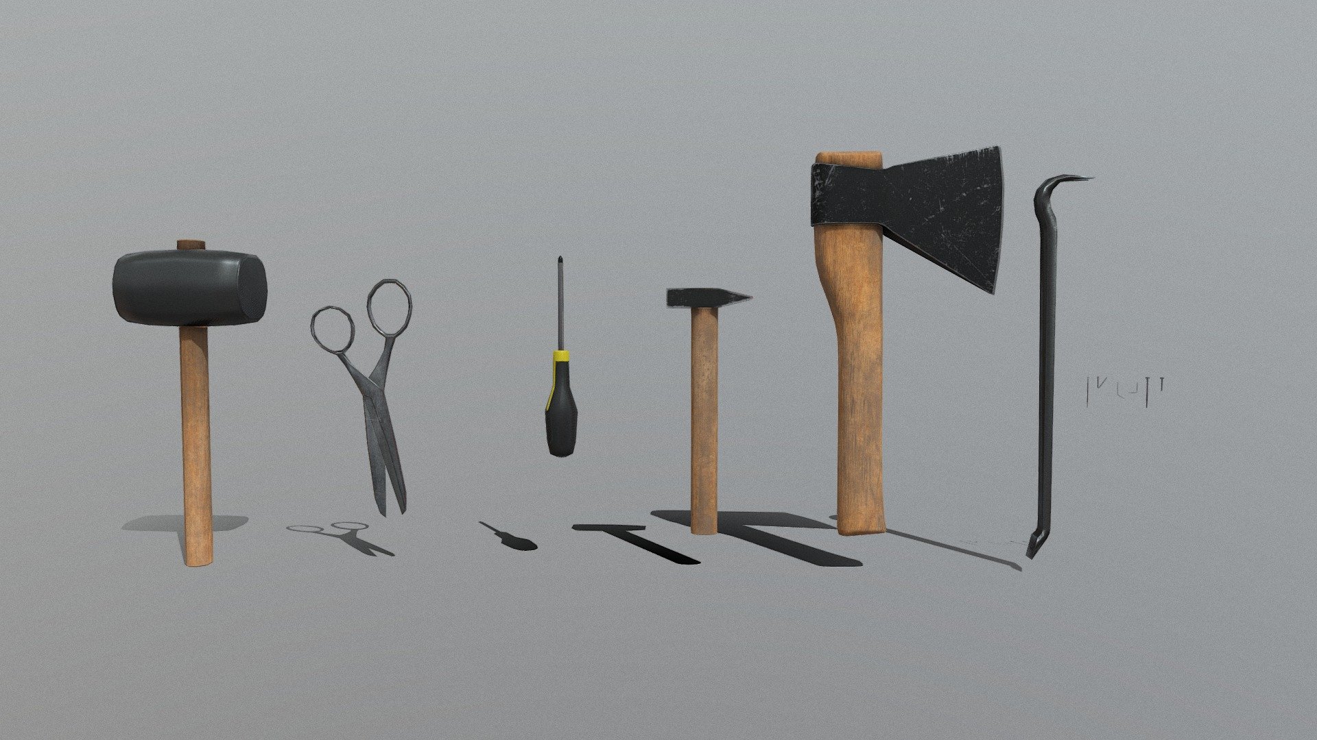 tools - Download Free 3D model by kaverinkirill1 [af3ce05] - Sketchfab