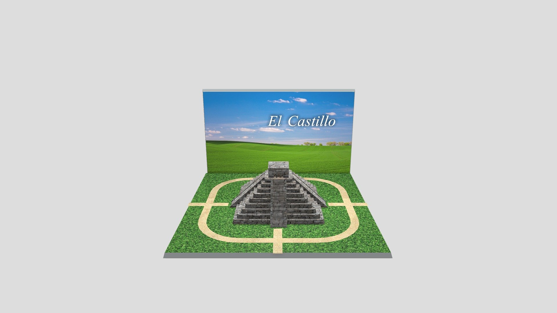 El Castillo, Chichen Itza - Download Free 3D model by ...