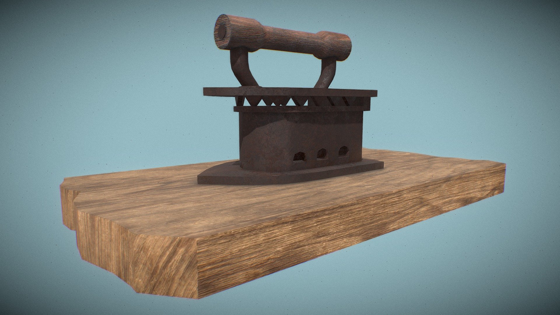 Iron Box 19th Centure - Buy Royalty Free 3D model by NebulaLLC [af3d976 ...