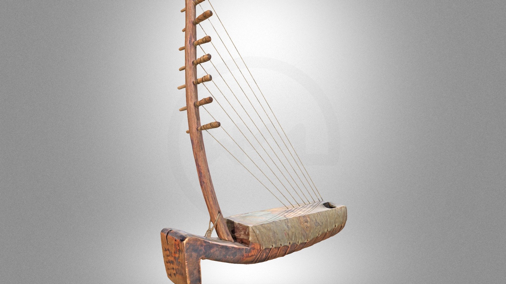 Bow harp - Download Free 3D model by Virtual Museums of Małopolska ...