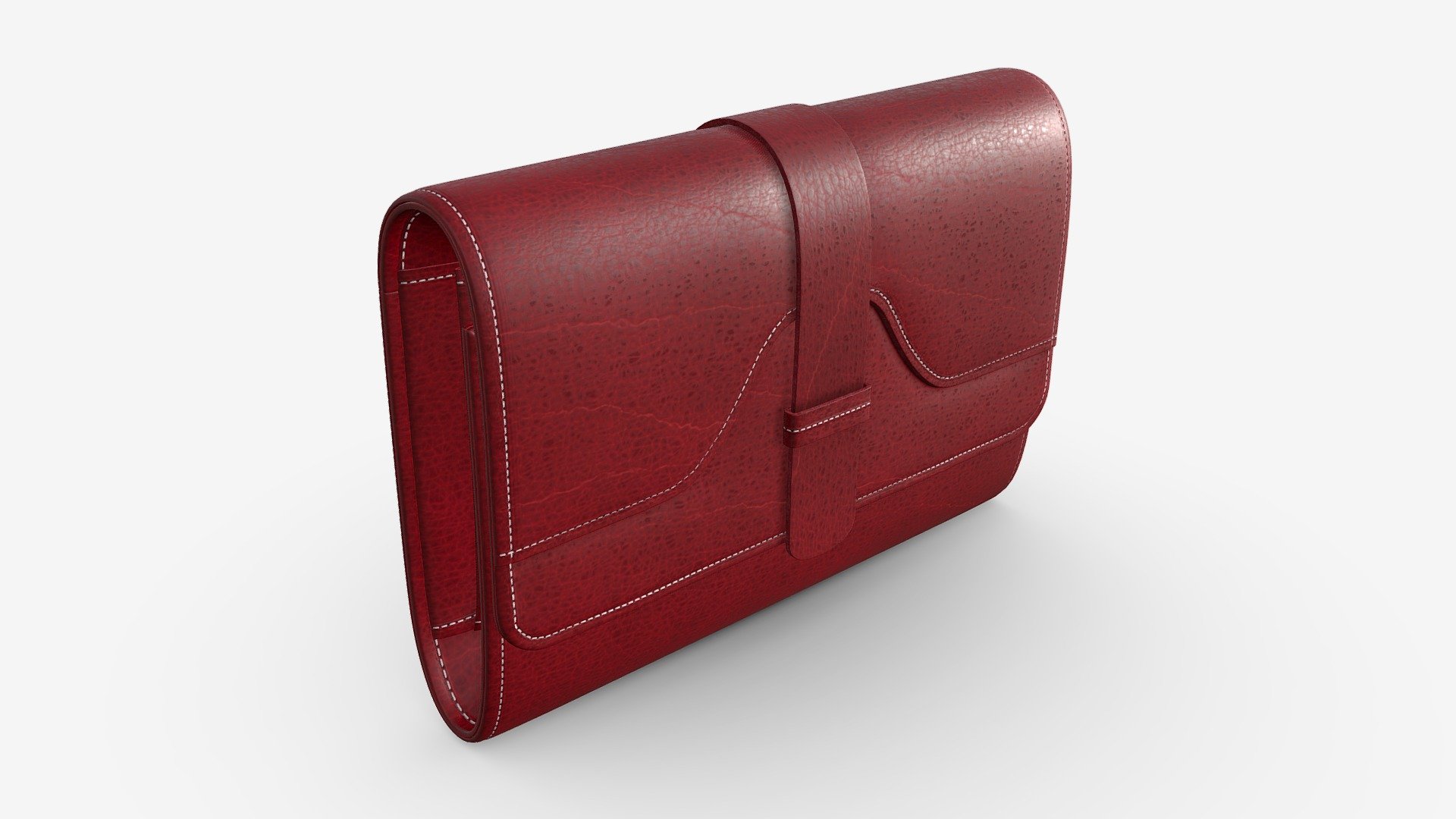 Leather Wallet for Women Red - Buy Royalty Free 3D model by HQ3DMOD ...
