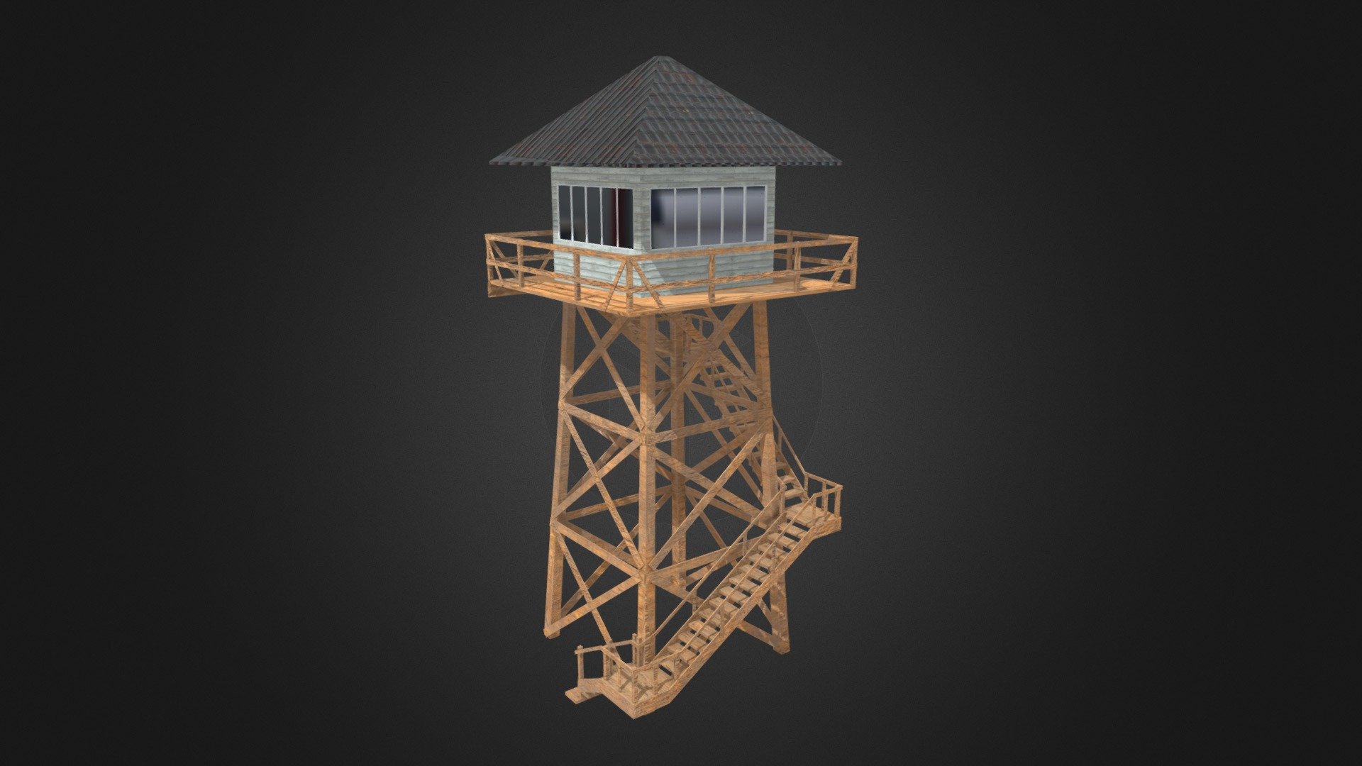 Watch Tower (previs model) - Download Free 3D model by Marcos Silva ...