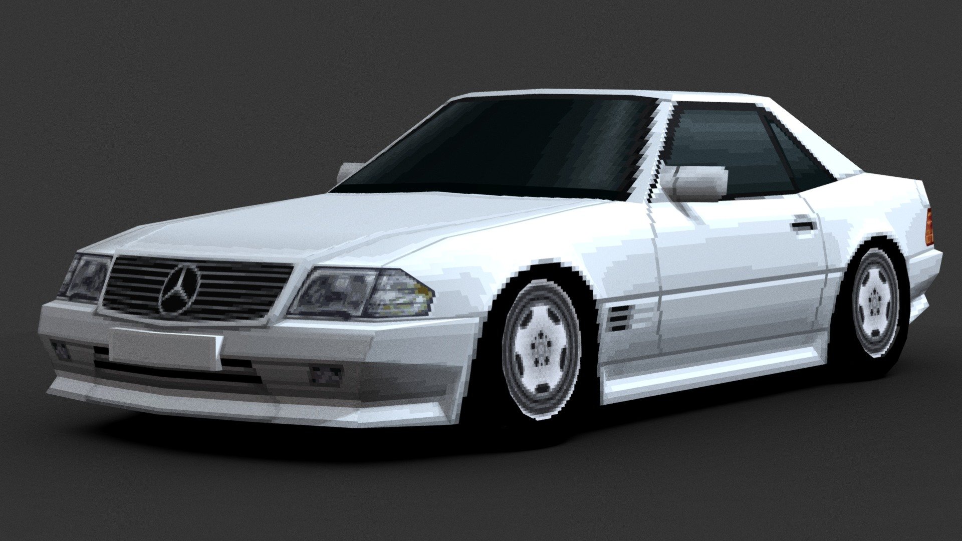 Mercedes-Benz SL73 AMG R129 (PS1 Low-poly) - 3D model by Evgeniy ...