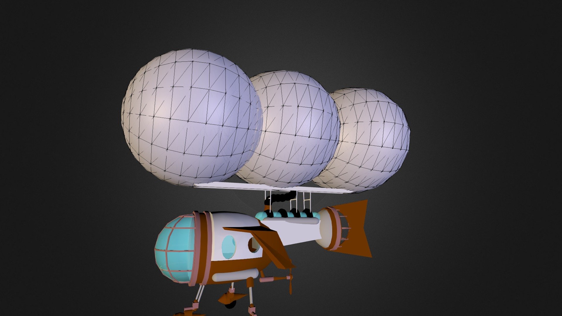 blimp - 3D model by Artur Coelho (@coelhoelectrico) [af43b11] - Sketchfab