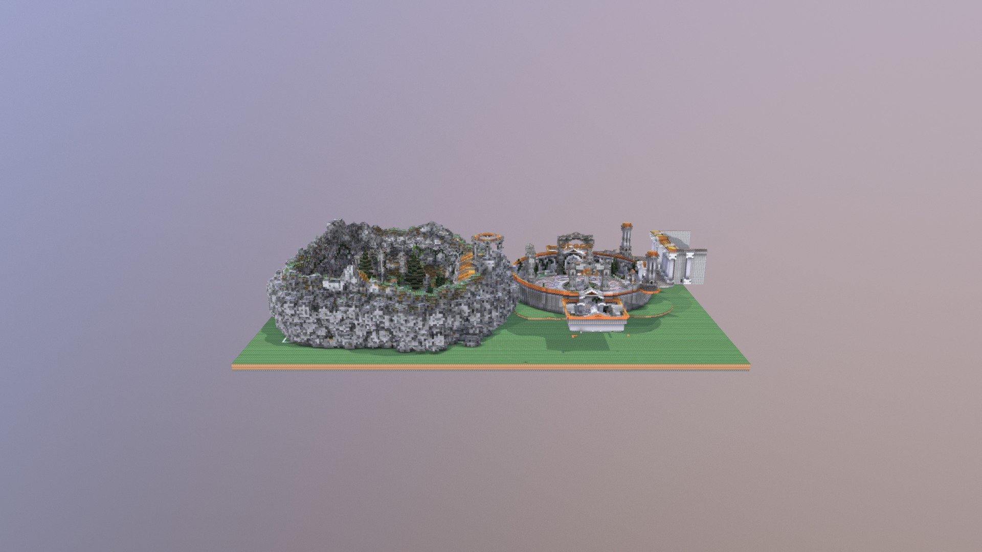 KitPvP Spawn & Map - Ancient - 3D model by SlothBucket (@bucketofsloths ...