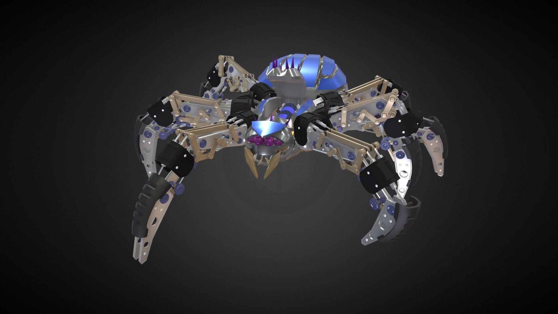 Robo Spider ditaild anatomy draft - 3D model by Diversant-ka [af45fc9 ...