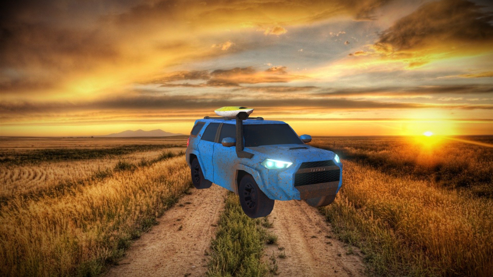 Toyota 4Runner TRD Pro - 3D model by PlattIntroTo3d [af4648a] - Sketchfab