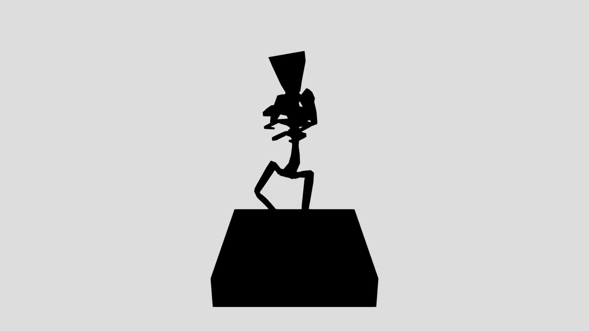 Shadow Warrior - Abstract Silhouette Model - Download Free 3D model by ...