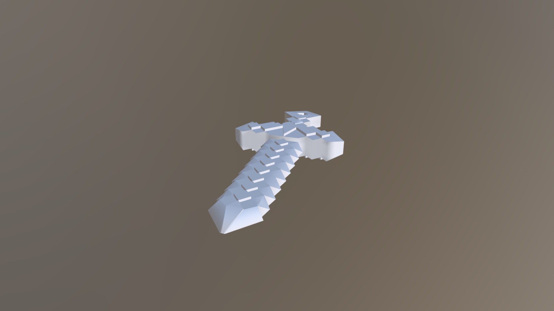 Minecraft Sword Export - 3D model by BD (@bdirden) [af47e9b] - Sketchfab