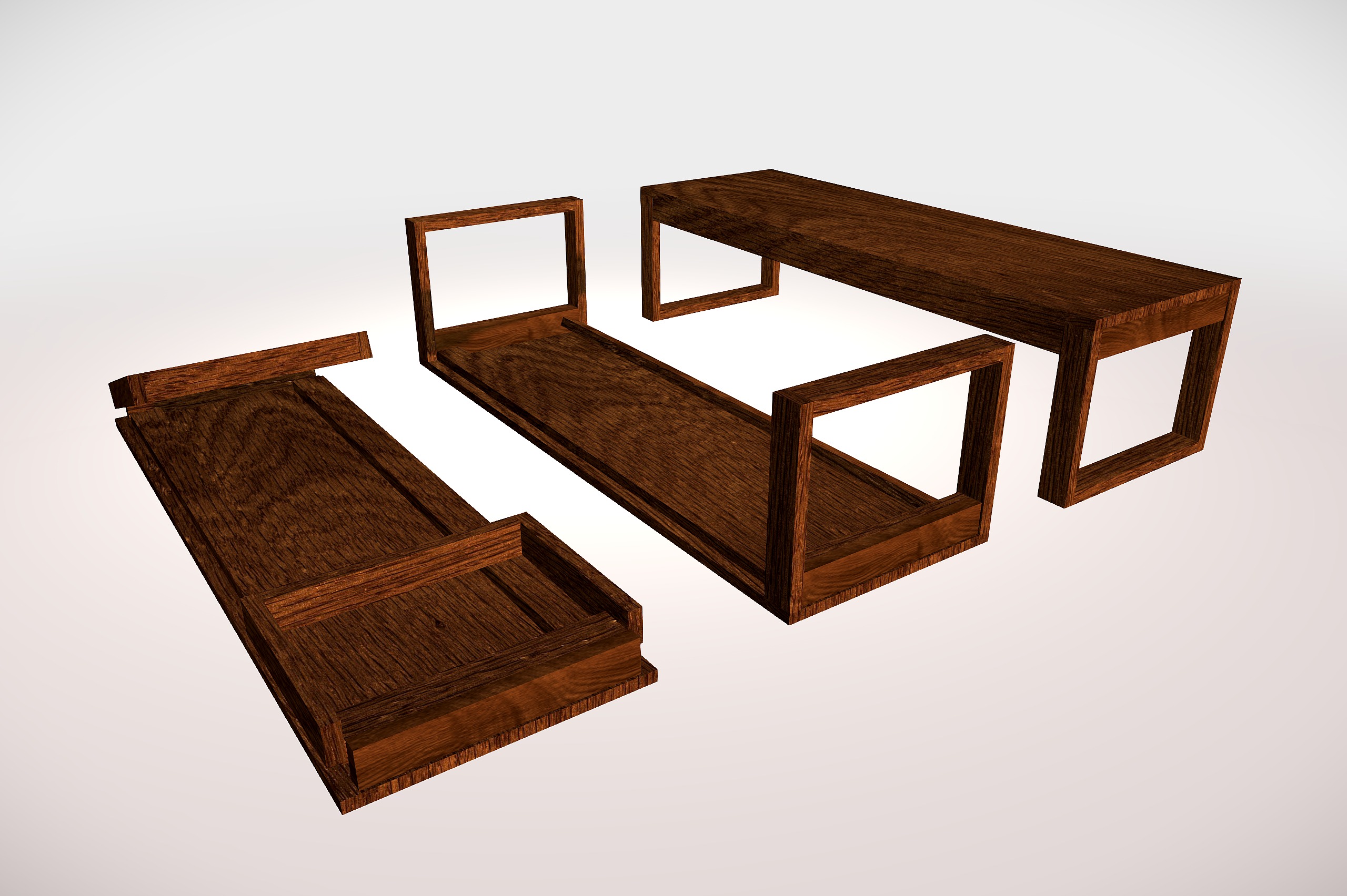 Folding Table - 3D model by botan (@lstbotan) [af4822f] - Sketchfab