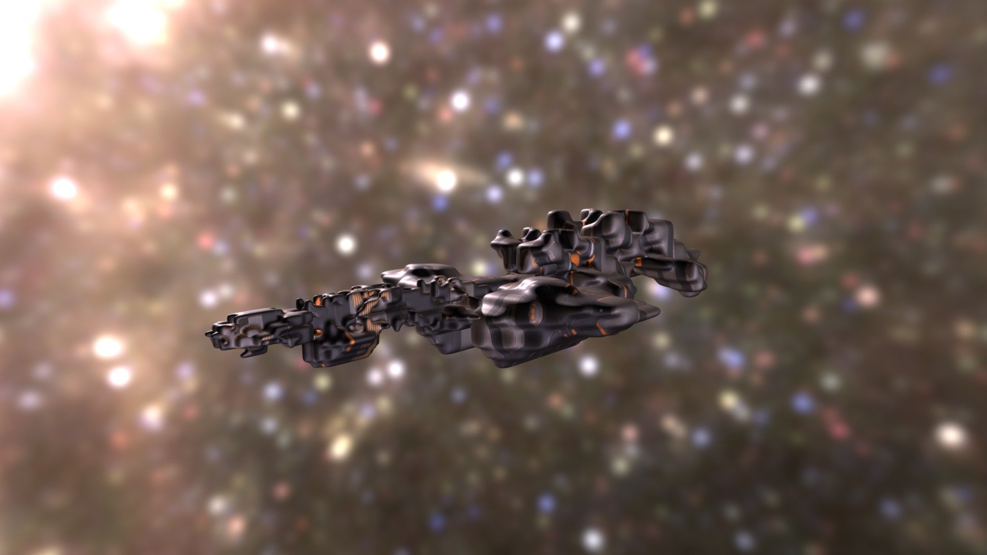 Free Spaceship for Blender - Download Free 3D model by Angelmaker ...