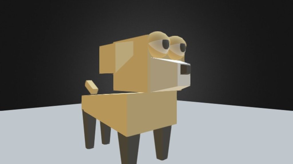 Dog - 3D model by KellyTsai [af4cbe4] - Sketchfab