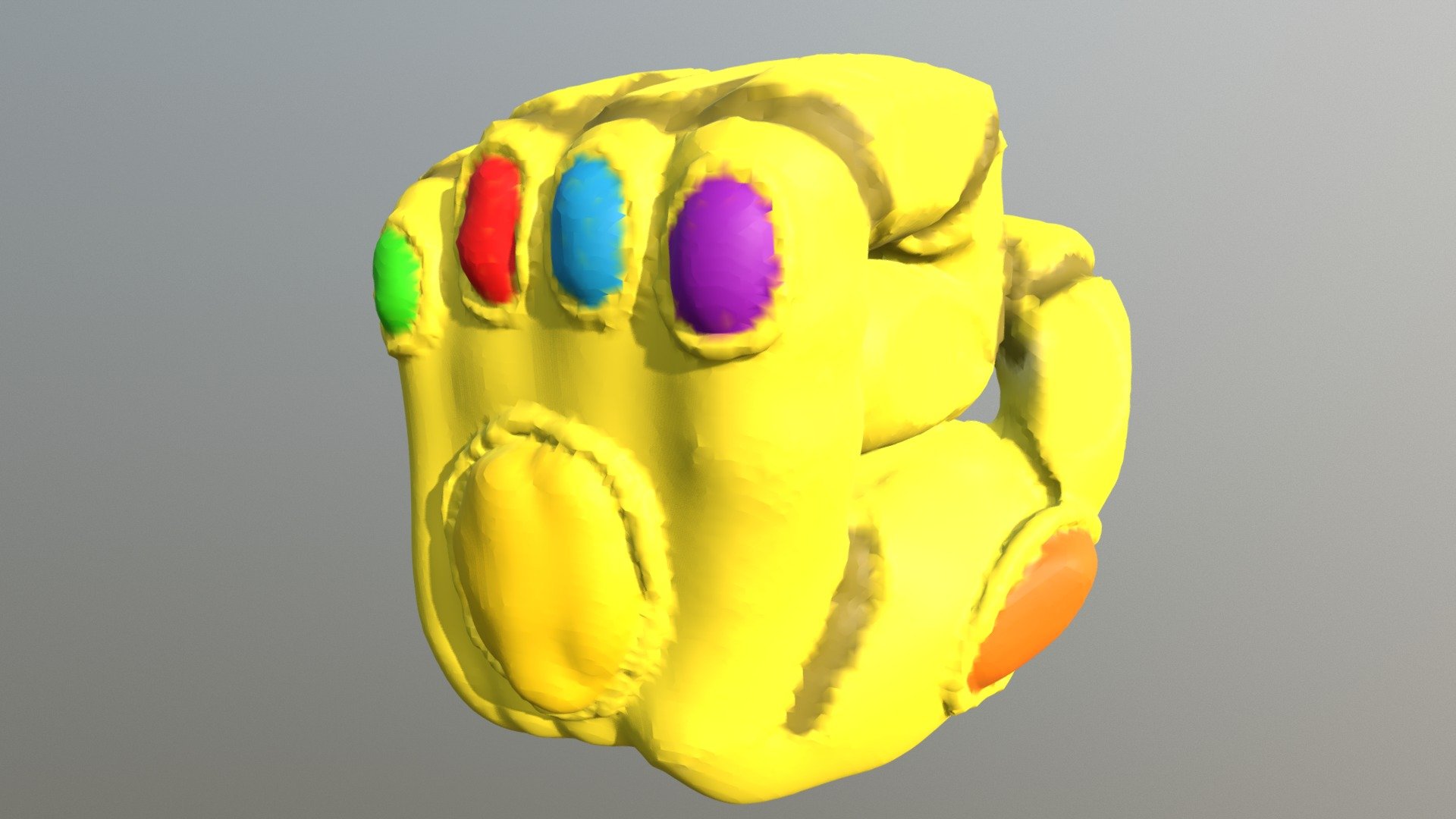 Infinity Gauntlet - 3D model by mysterysteve [af4ce3f] - Sketchfab