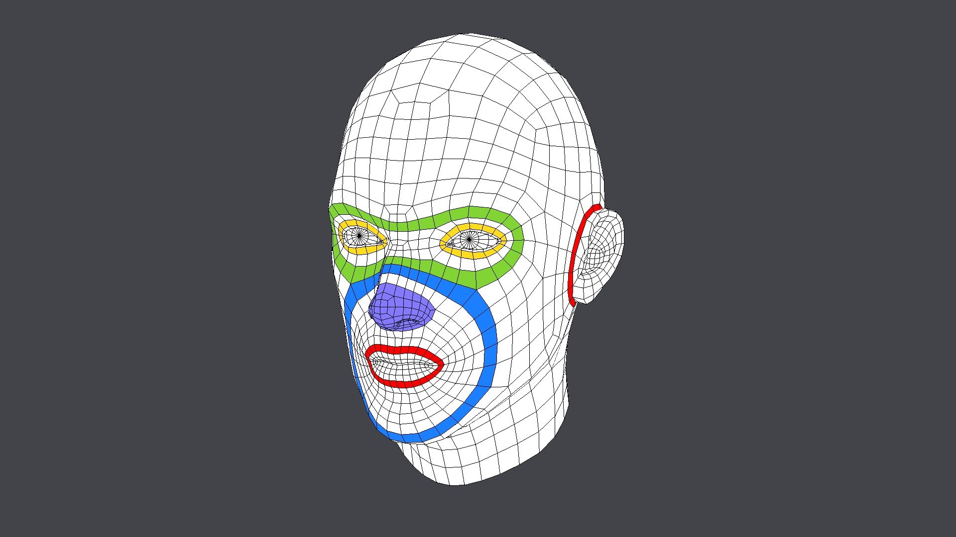 Head Retop! - 3D model by Ioannis Markou (@IoannisMarkou) [af4d122 ...