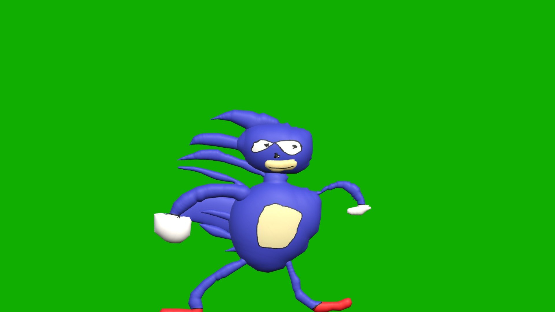 Sanic - Download Free 3D model by baby toro (@baby_toro) [af4e29f] - Sketchfab