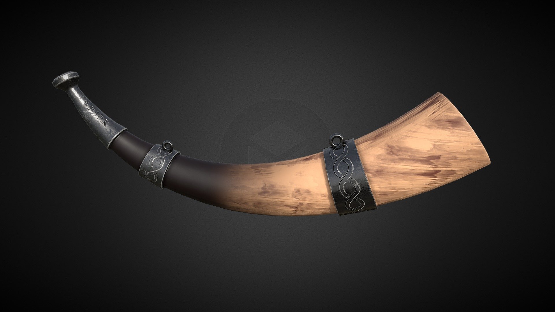 War Horn - Buy Royalty Free 3D model by Shadocks [af5024d] - Sketchfab ...