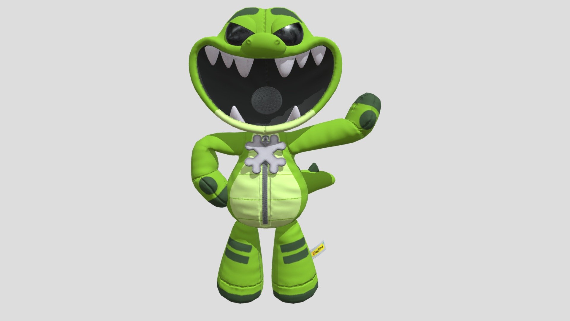 Allister Gator Artwork Pose Nightmare Critters - Download Free 3D model ...
