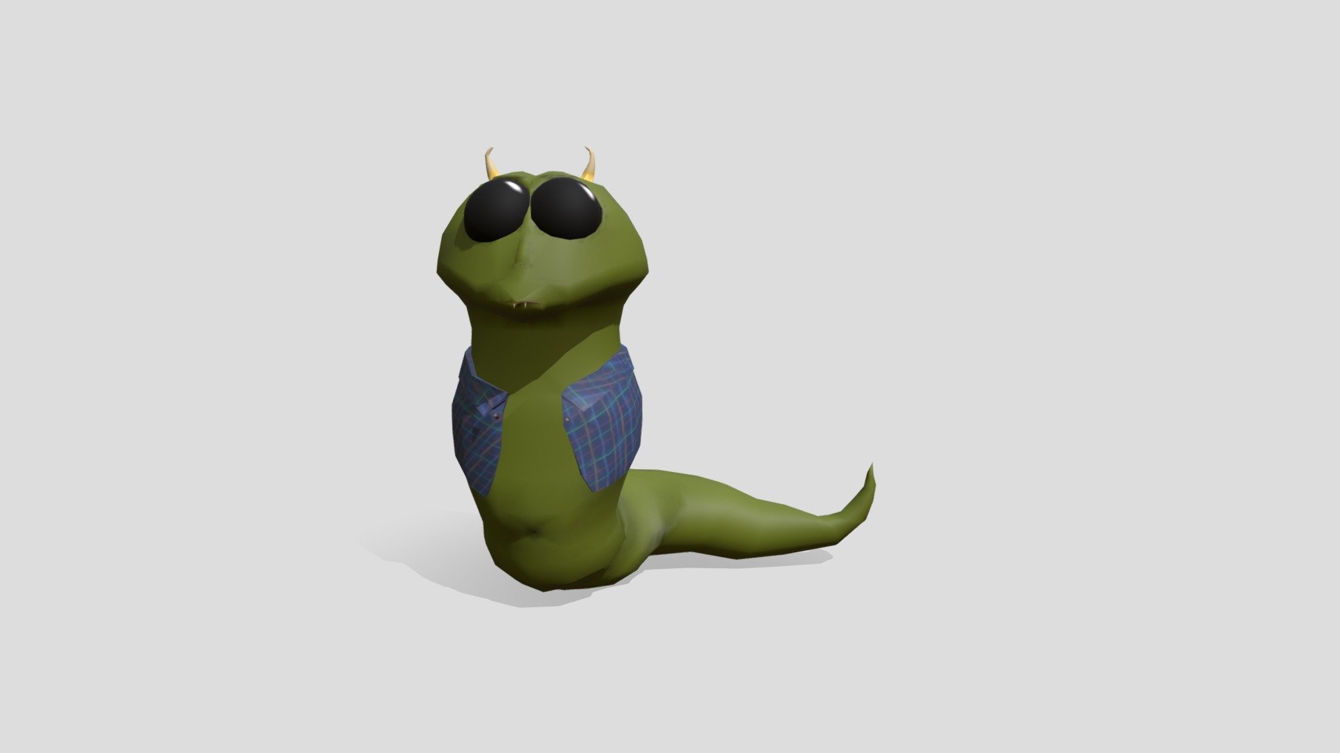 Strange slug monster - Download Free 3D model by effiebop [af550b2 ...
